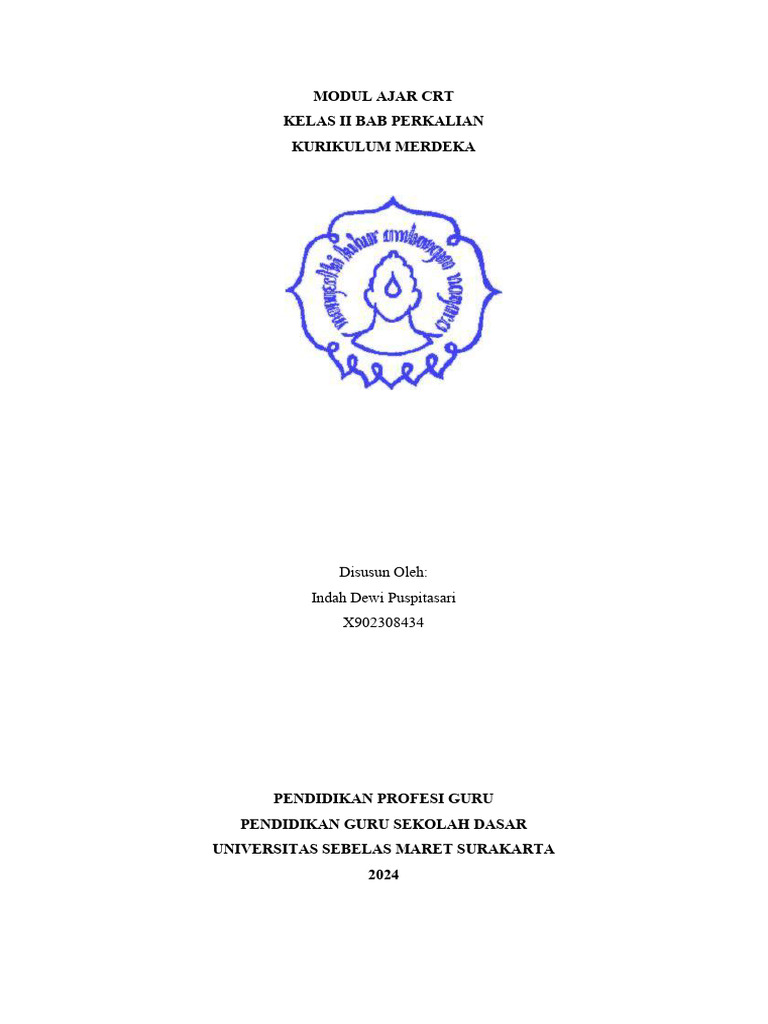 Kelas Ii Modul Ajar CRT | PDF