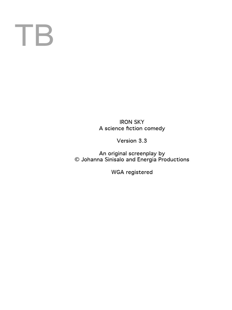 Iron Sky | PDF