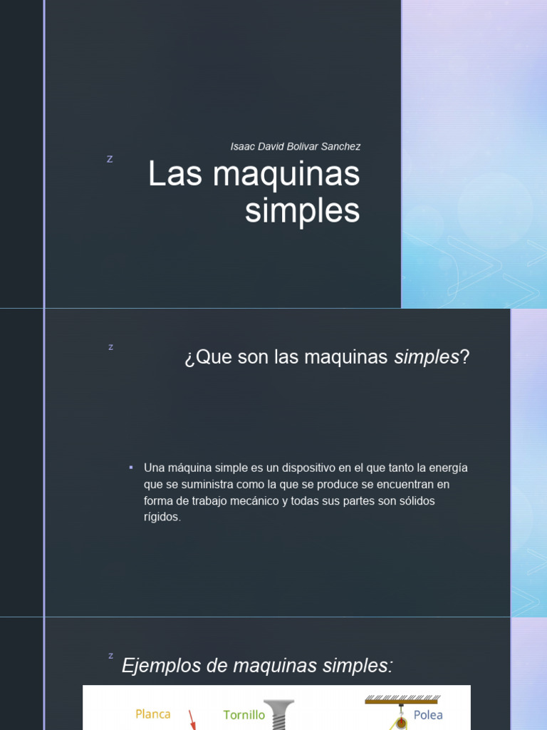 Las Maquinas Simples | PDF