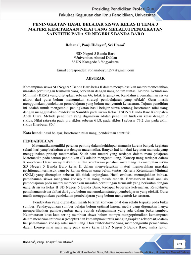 Rohana Buyung-PGSD (763-772) | PDF | Kesehatan Holistik | Sains & Matematika