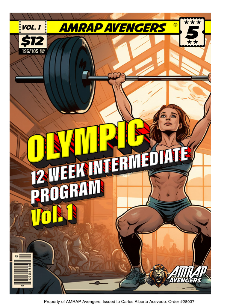 AA Olympic 12 Week Intermediate Program | PDF | Weight Training | Strength Training