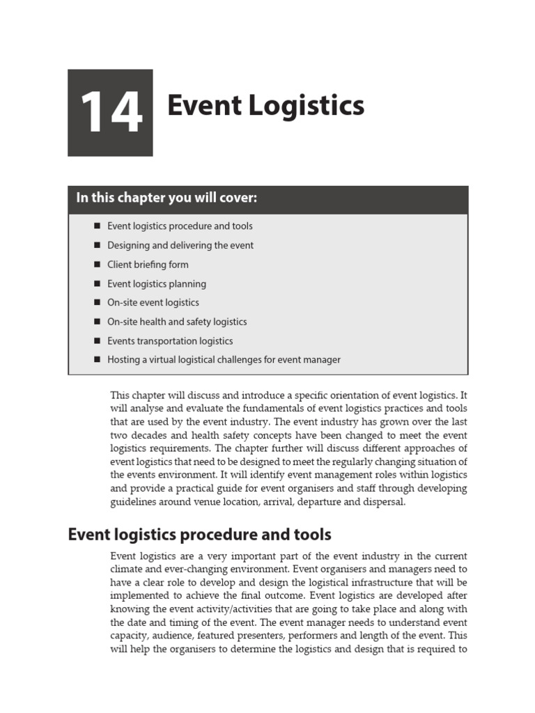 Chapter 14 | PDF | Logistics | Risk