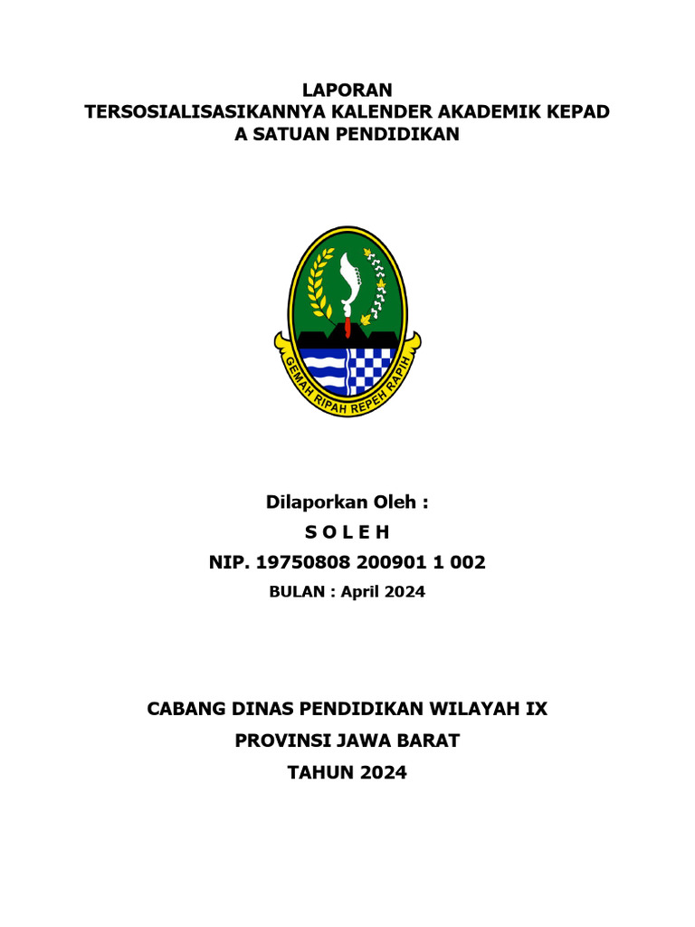 IKI Kalender Pendidikan 2023 2024 MARET | PDF