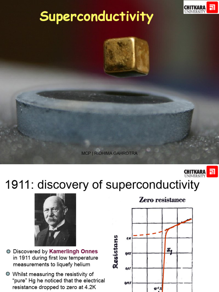 Superconductivity | PDF | Superconductivity | Cryogenics