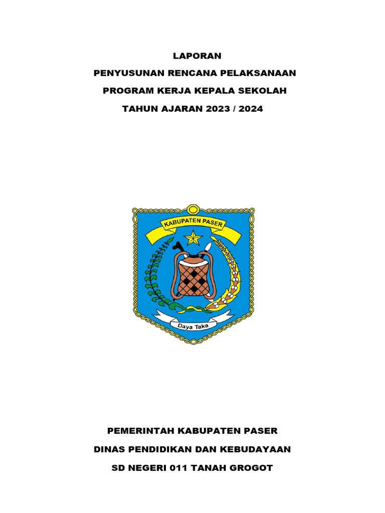 Rencana Kerja Kepala Sekolah | PDF Rencana Kerja Kepala Sekolah | PDF
