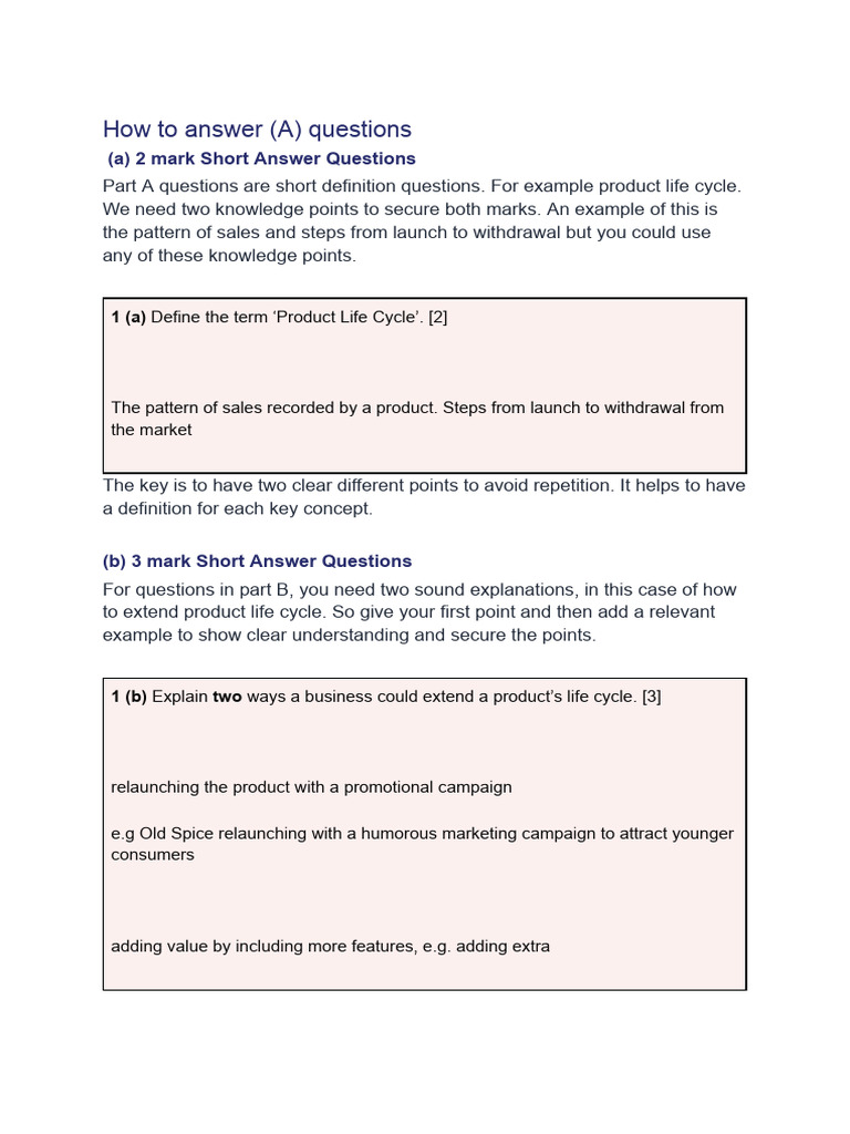 Answering Short and Long Exam Questions | PDF | Accounts Payable ...