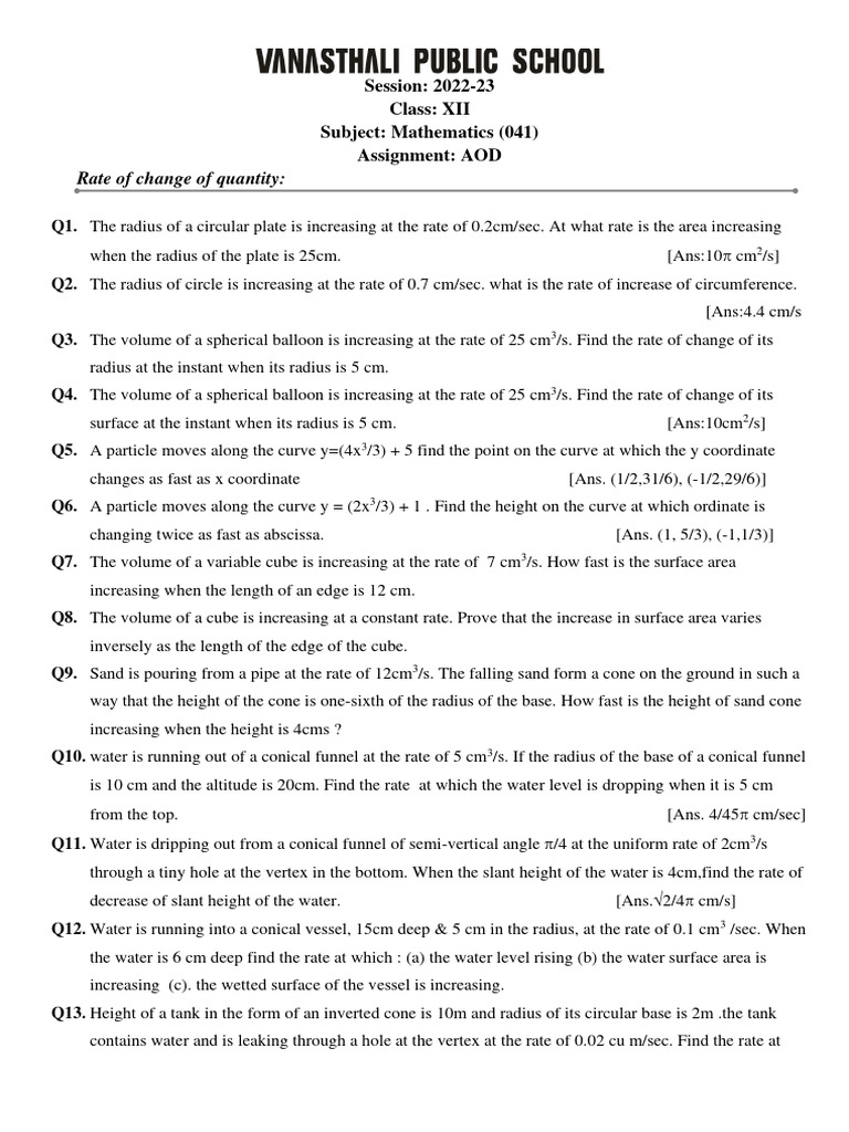 AOD 2023_24VP | PDF | Area | Triangle