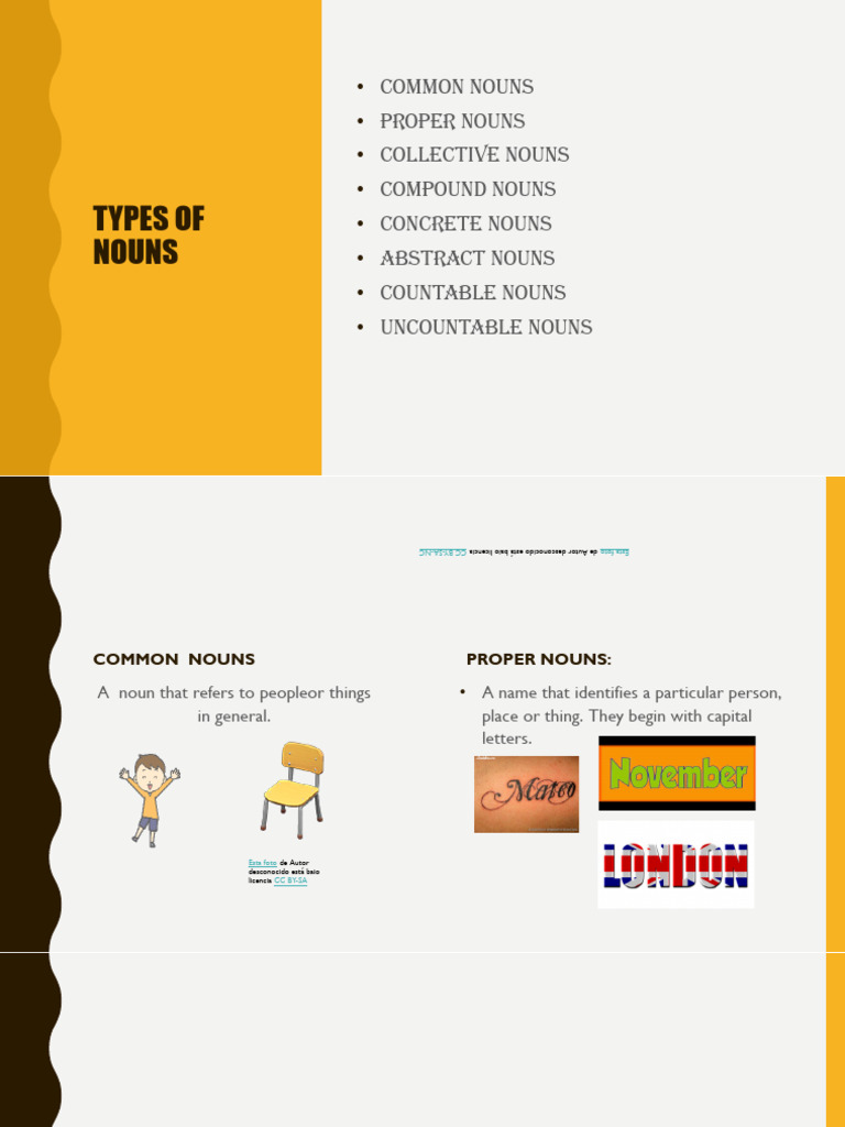 Types of Nouns | PDF