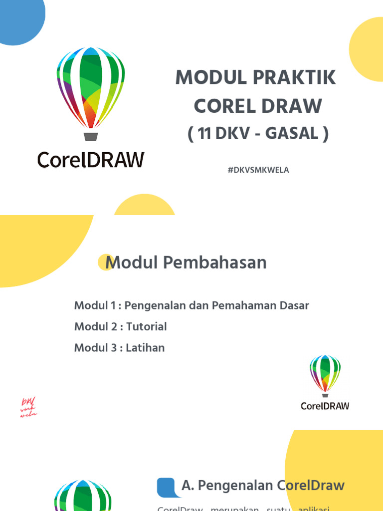 Modul Praktik Corel Draw | PDF