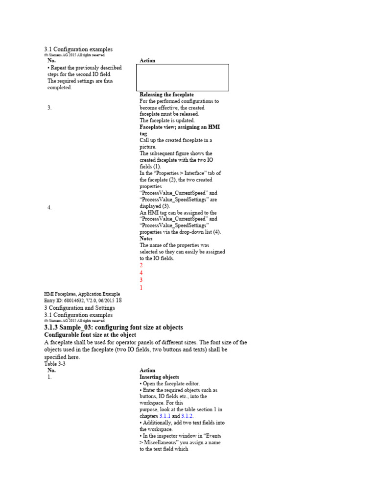 No. Action: 3.1.3 Sample - 03: Configuring Font Size at Objects | PDF ... No. Action: 3.1.3 Sample - 03: Configuring Font Size at Objects | PDF ...