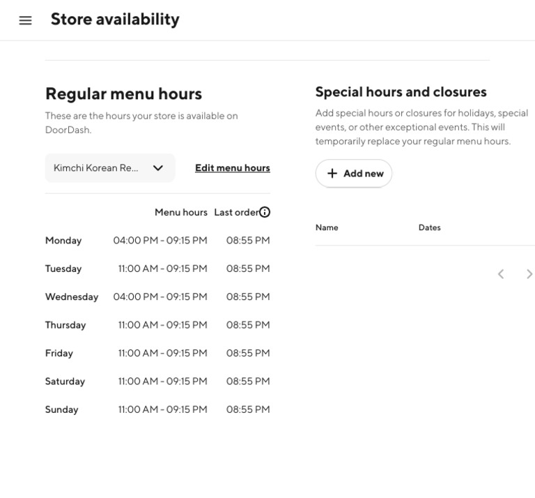 DoorDash Food Delivery Merchant Portal | PDF