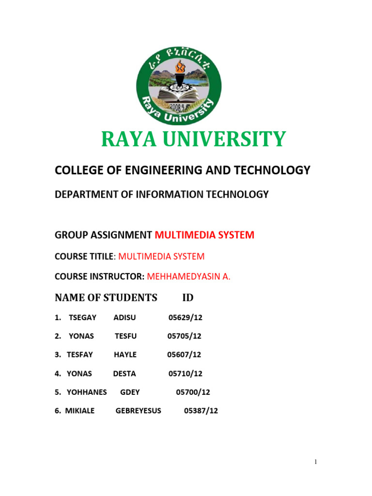 Group Assignment Multimedia System | PDF | Data Compression | Code