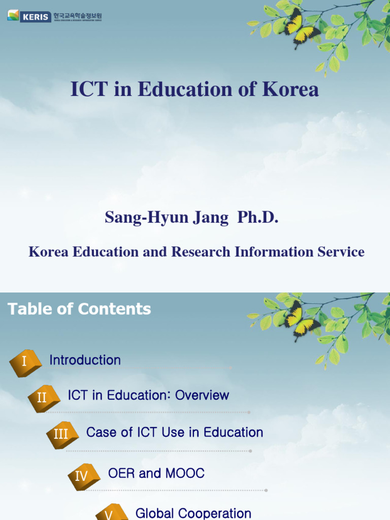 ICT in Education of Korea | PDF | Educational Technology | Massive Open ...