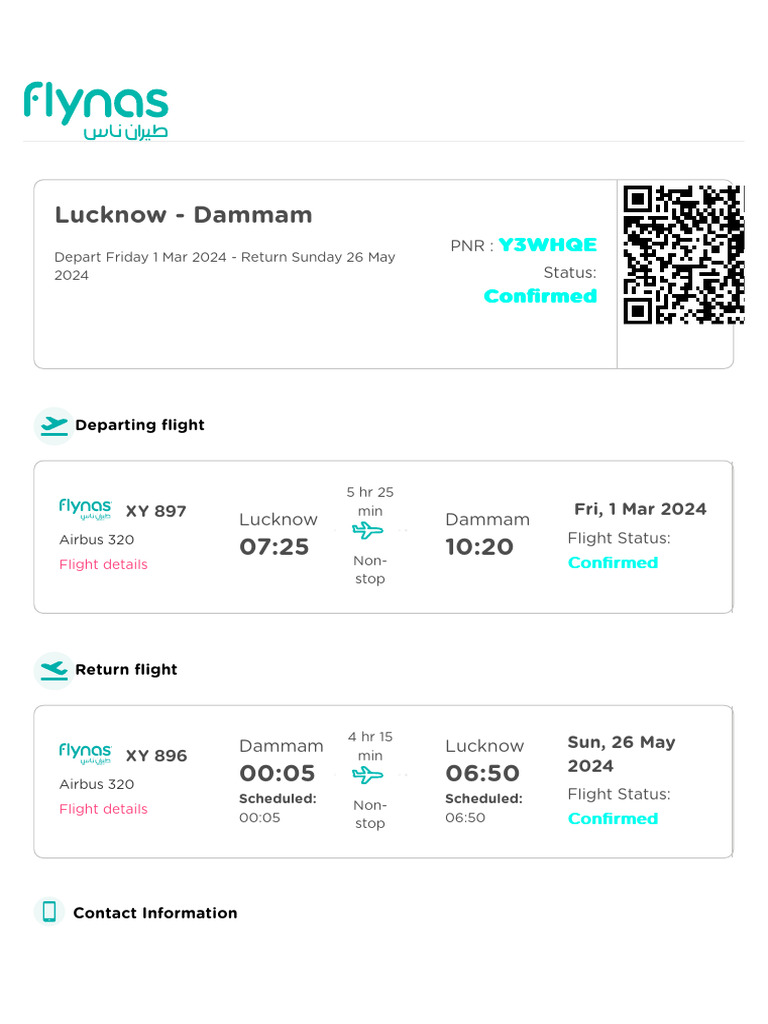 25 May 2024 Dammam To Lucknow | PDF | Fee | Baggage