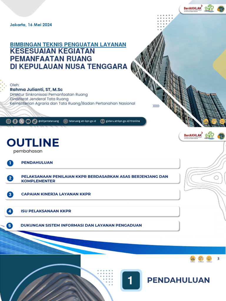 Paparan Pembuka Direktur - Bimtek Nustra Di Bali | PDF