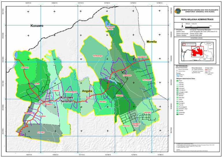 D1 Peta Wilayah Administrasi | PDF