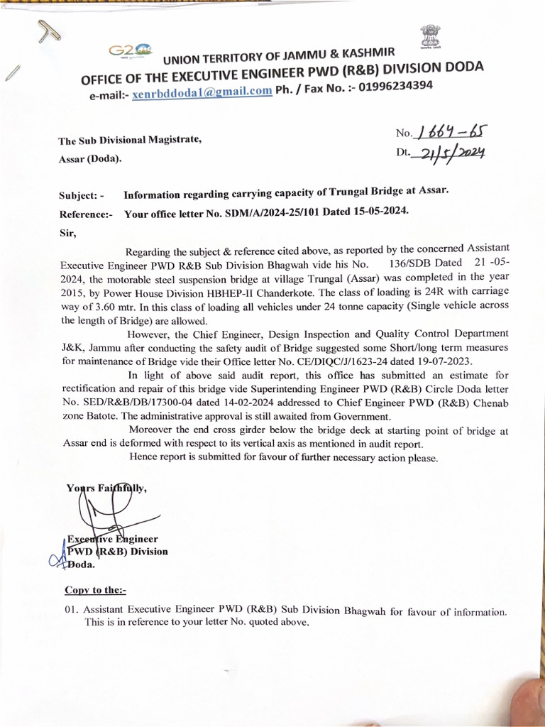 Letter Trungul Bridge | PDF