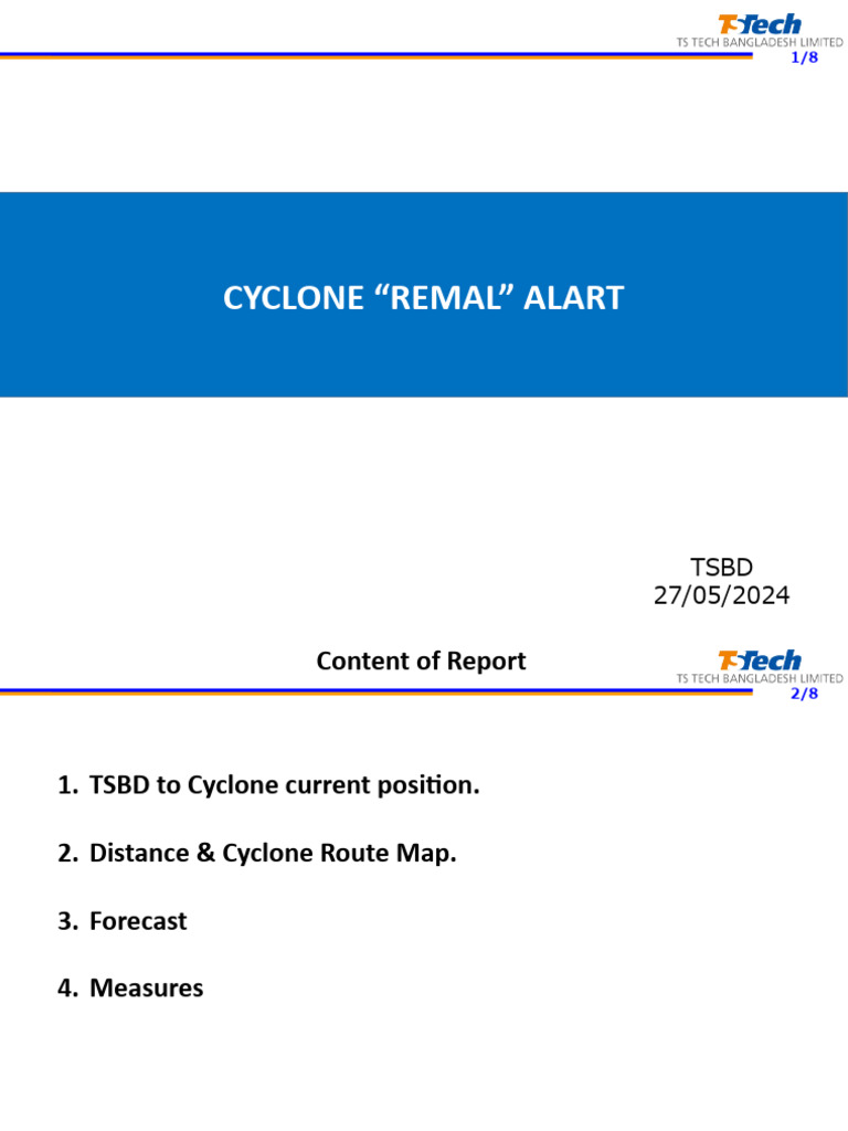 Cyclone Remal Update | PDF | Bangladesh | Meteorology
