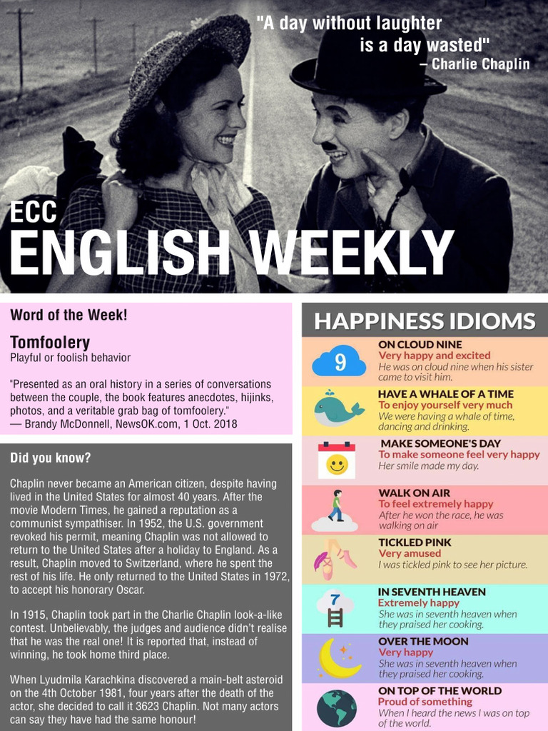 ECC English Weekly 9 | PDF