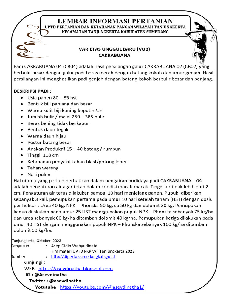 LIPTAN VUB Cakrabuana | PDF