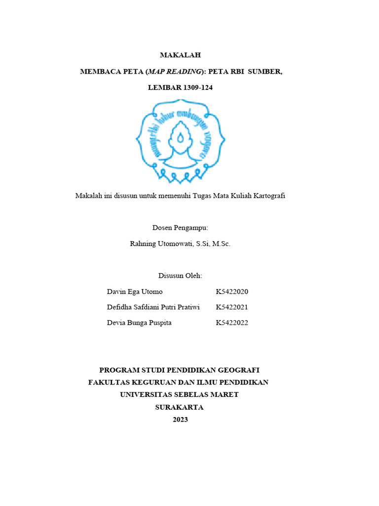 Karto Pembacaan Peta Rbi | PDF | Metode & Bahan Ajar