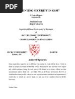 College Project Report Template | PDF