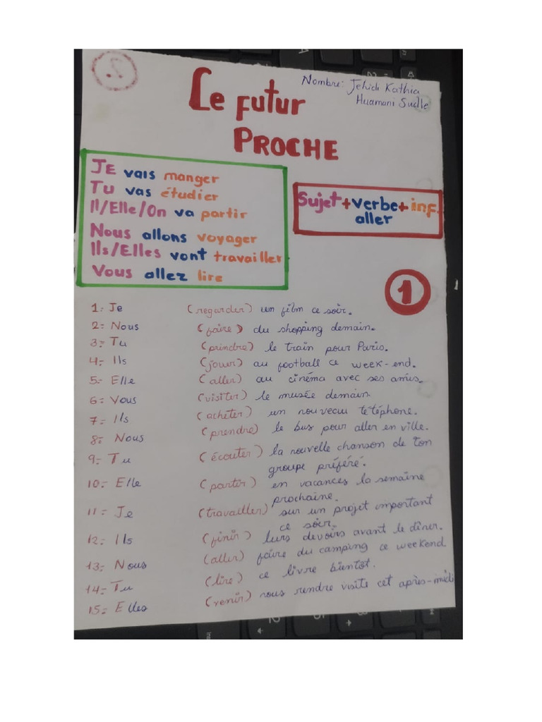 Tarea Enseñanza Del Francés | PDF