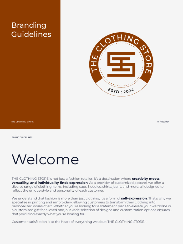 TCS style guide final | PDF | Brand | Fashion