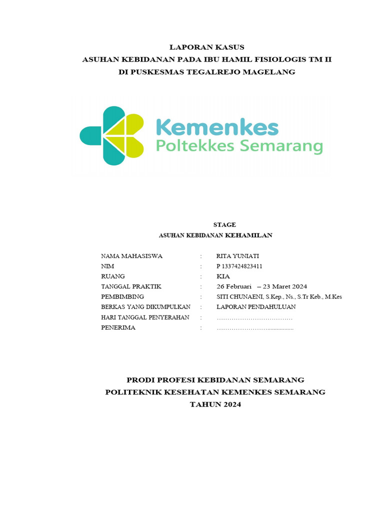 Laporan Kasus Hamil TM 2 | PDF