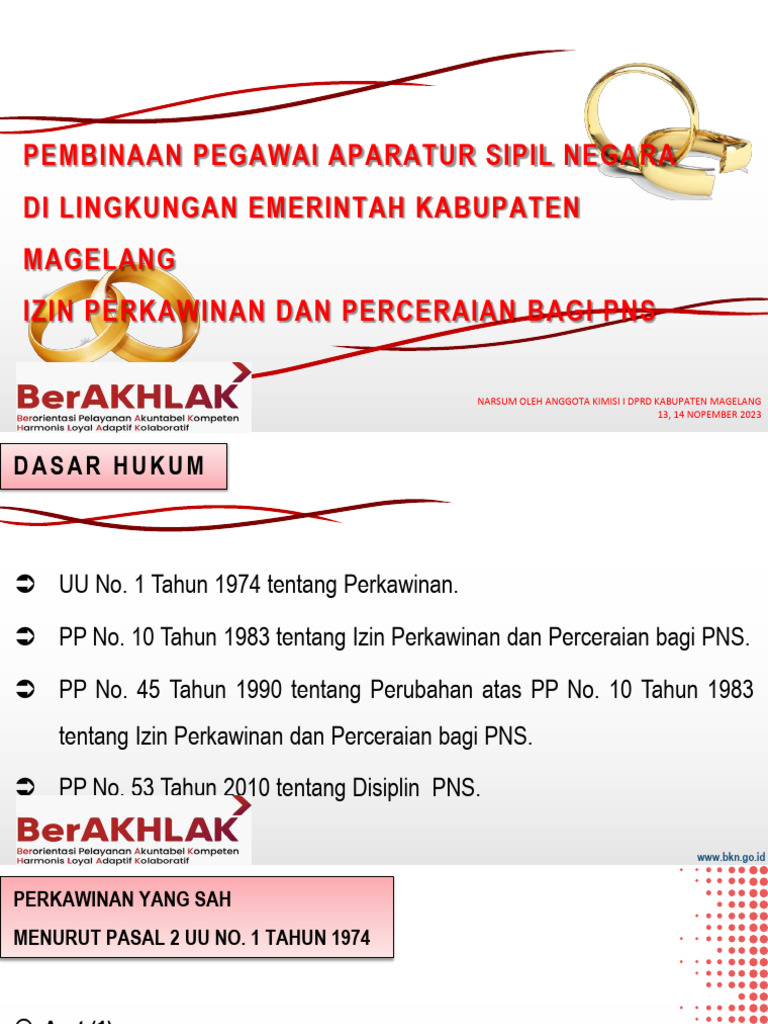 DPRD Ijin-Perceraian-Dan-Perkawinan | PDF