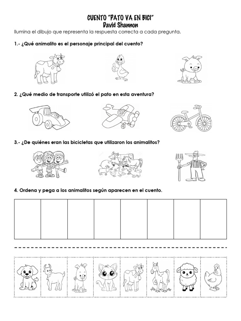 Cuento "Pato Va en Bici" para Niños | PDF | Arte | Ficción general