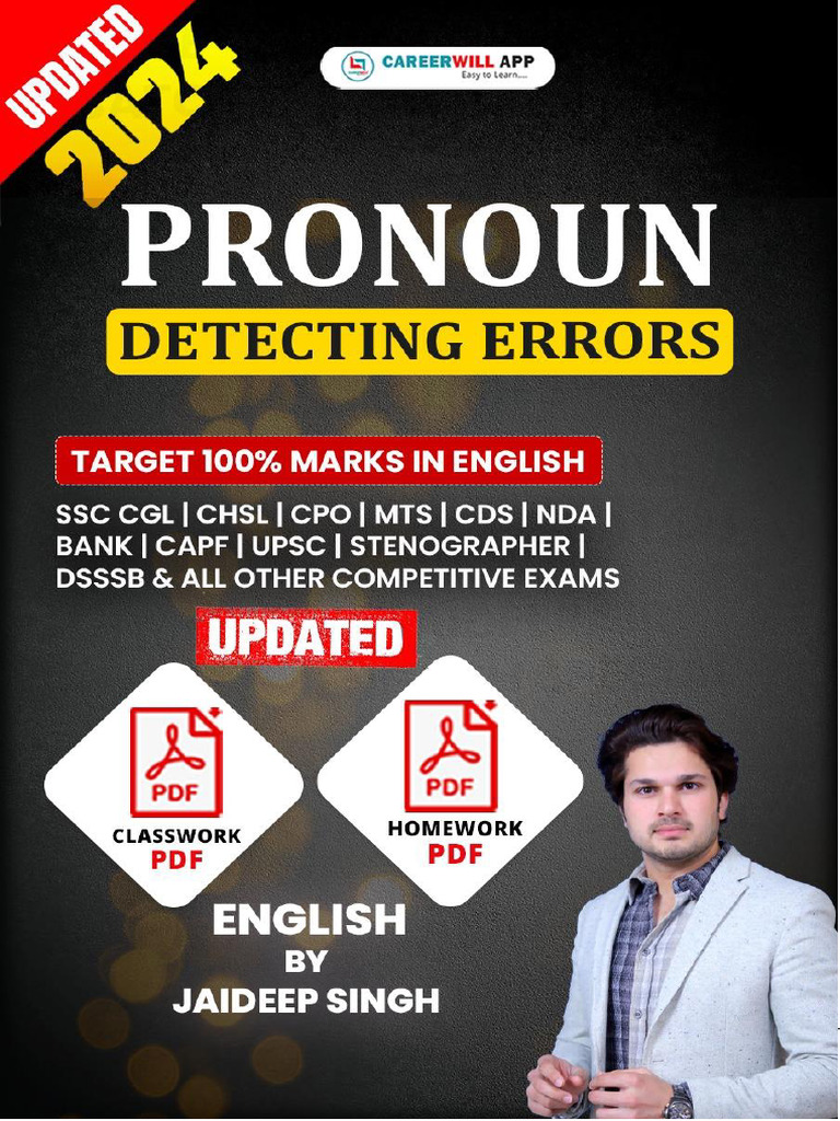 2024 Pronoun Errors | PDF