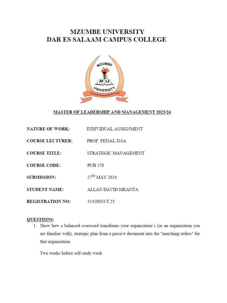 Samsung's Balanced Scorecard Strategy | PDF | Competitive Advantage ...