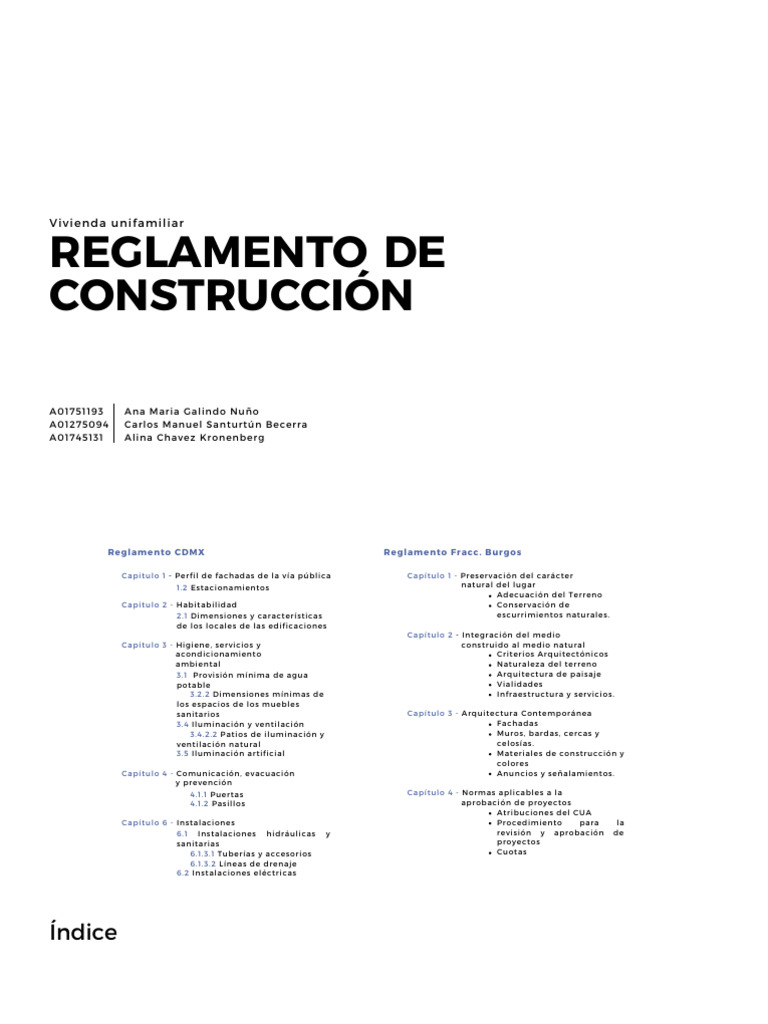 Reglamento | PDF | Diseño arquitectonico | Arquitectura