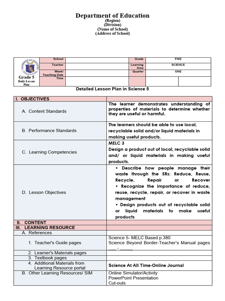 Cot Science Q1 | PDF | Recycling | Waste