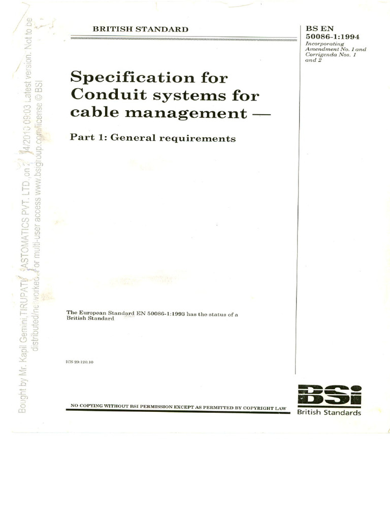 Bsen 50086-1 | PDF