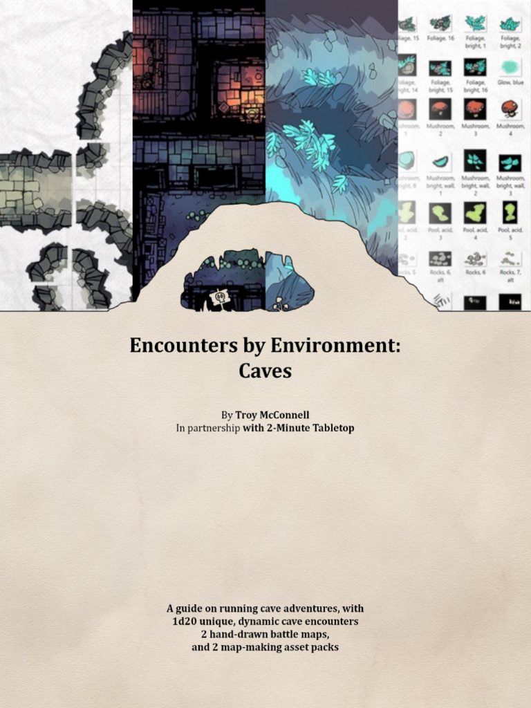 Encounters by Environment - Caves | PDF | Copyright | License