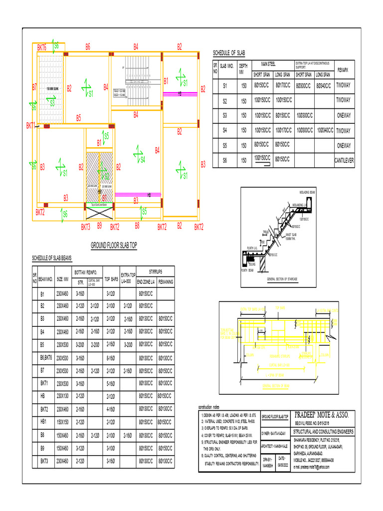 SECOND FLOOR SLAB-Model 2 | PDF | Building Materials | Architectural Design