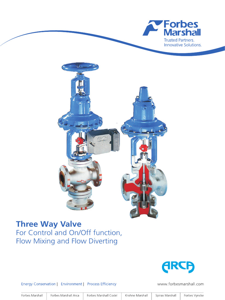 Three WAY Valves | PDF | Valve | Instrumentation