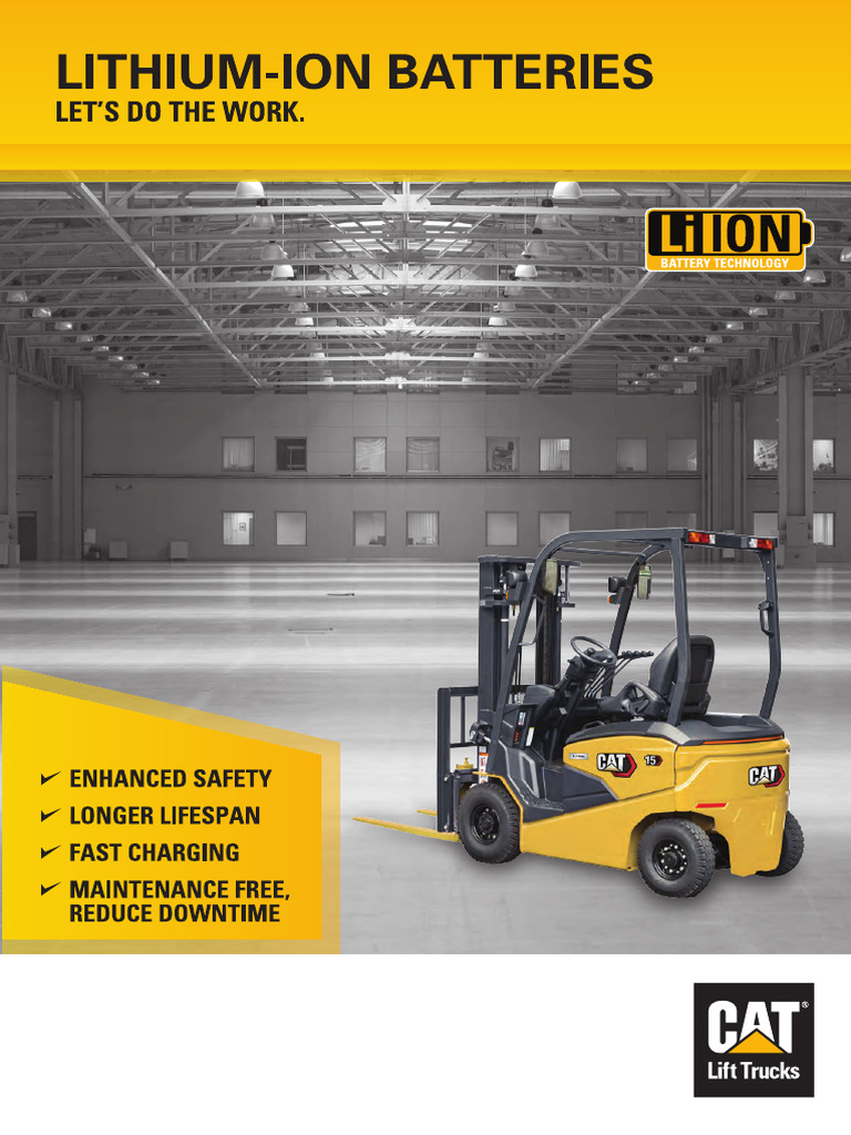 Cat Li-Ion Battery Brochure Front and Back 2021 Pathed | PDF