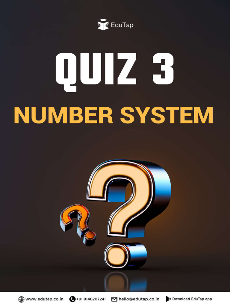 Q3 - Number System Lyst5165 | PDF