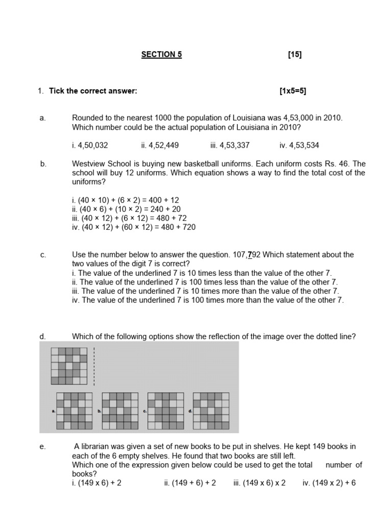 Aprajita Question Paper Set 5 | PDF | Circle | Geometry