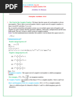 Operations with Complex Numbers Worksheet | PDF | Real Number | Complex Number
