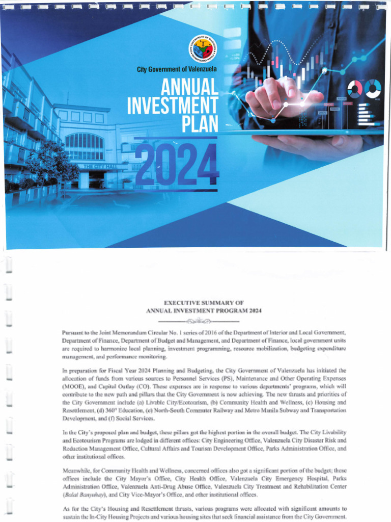 Annual Investment Plan 2024 - DBM Reviewed | PDF