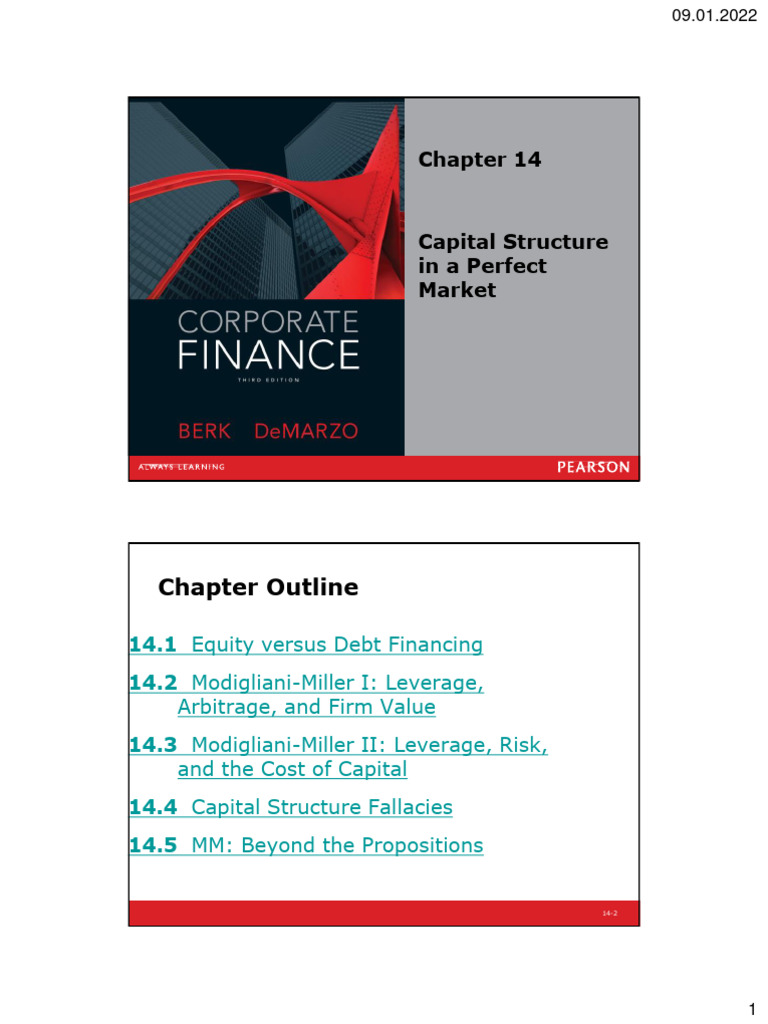 Capital Structure in Perfect Markets | PDF | Capital Structure | Equity (Finance)
