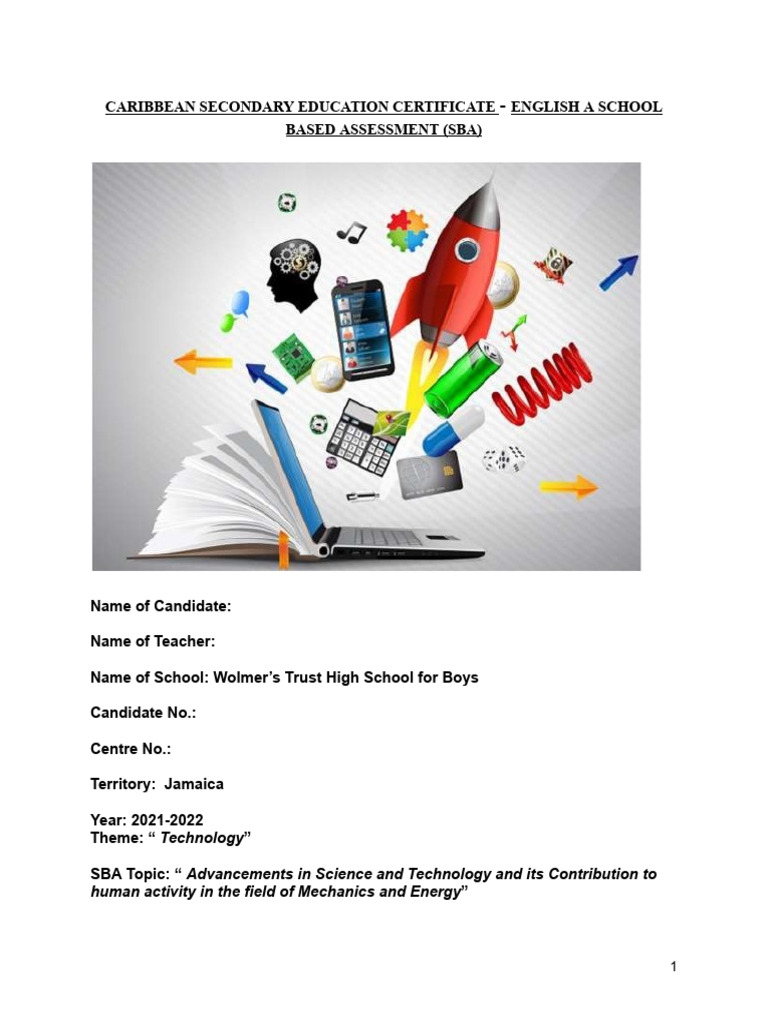 Wolmers Boys High School English Sba Completed | Download Free PDF ...