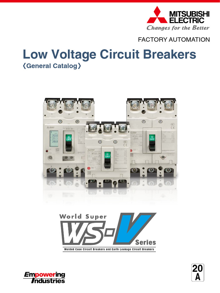 Mitsubishi MCCB Catalogue PDF | PDF | Electrical Engineering | Electricity