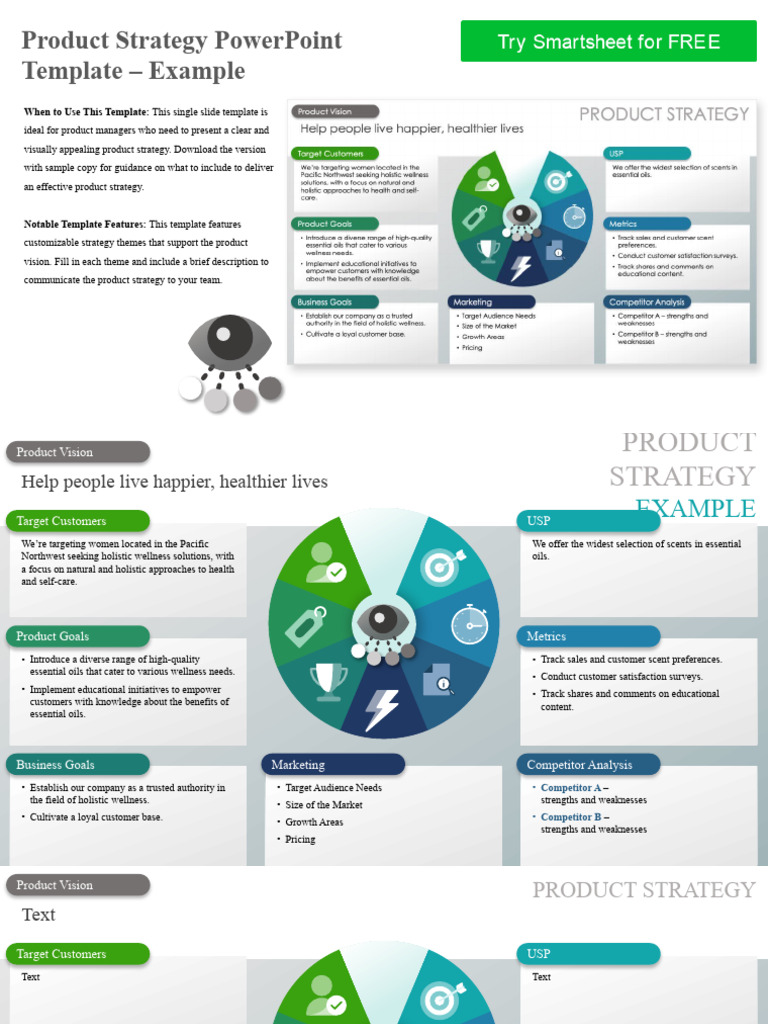Ic Product Strategy Powerpoint Template Pdf Microsoft Power Point
