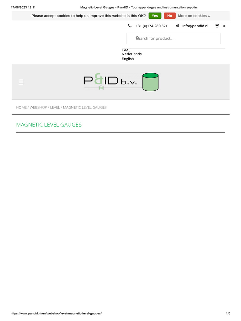 Magnetic Level Gauges - PandID - Your appendages and instrumentation ...