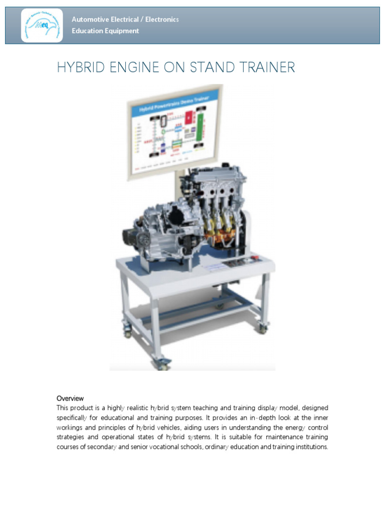 Hybrid Vehicle Training Model | PDF | Hybrid Vehicle | Hybrid Electric ...